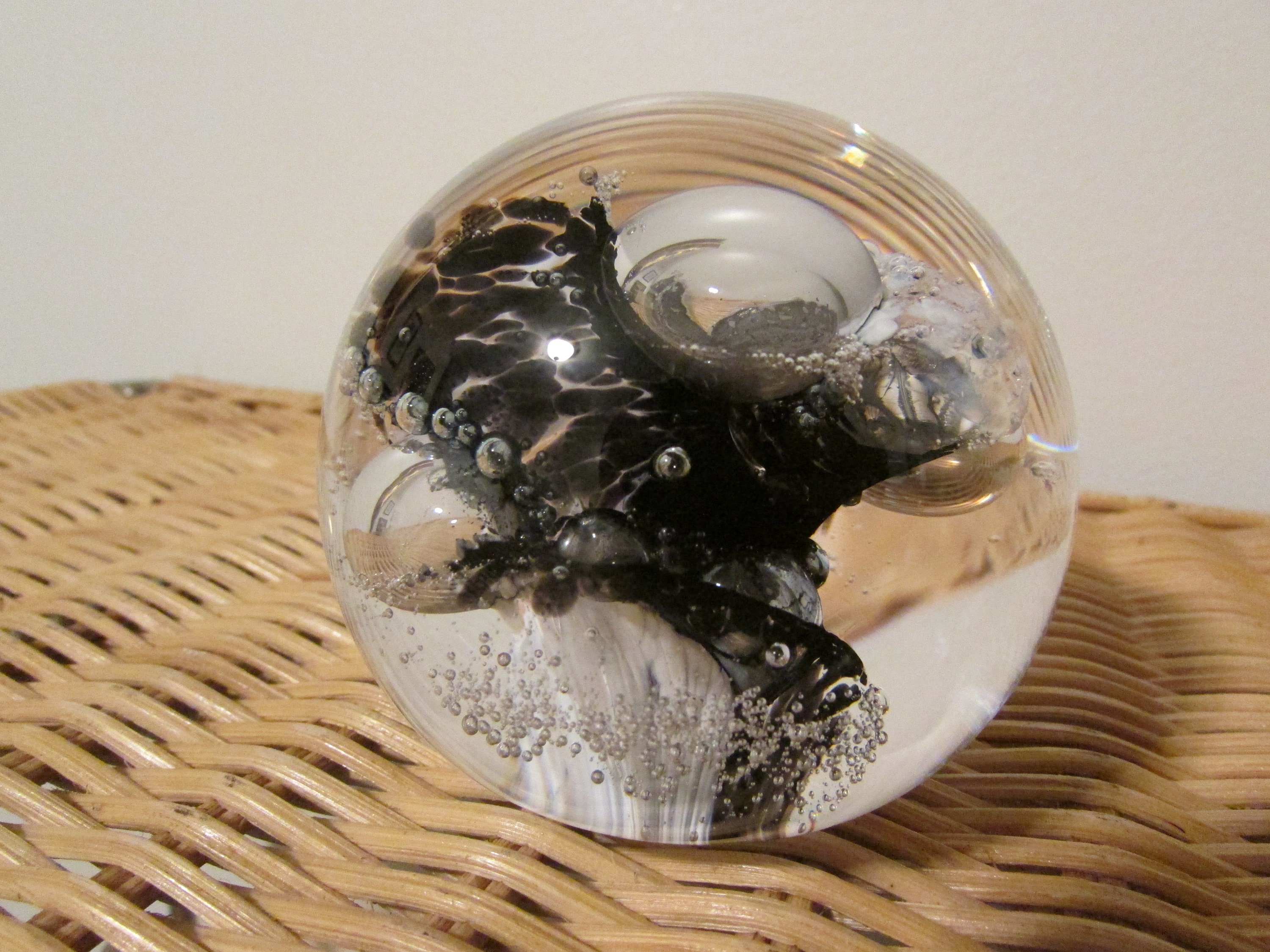 Vintage Scotland Glass Paperweight - Etsy