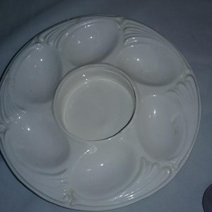 Ceramic Chicken Egg Dish With Ceramic Eggs,vintage Handmade Egg Dish ...