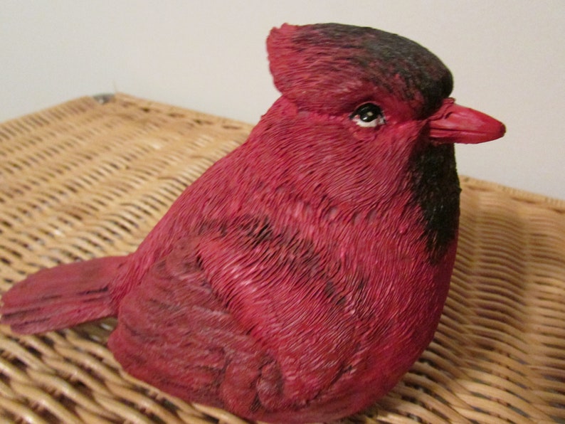 Life Size Fat Cardinal Bird. Life Size Red Dird Patio Decor - Etsy