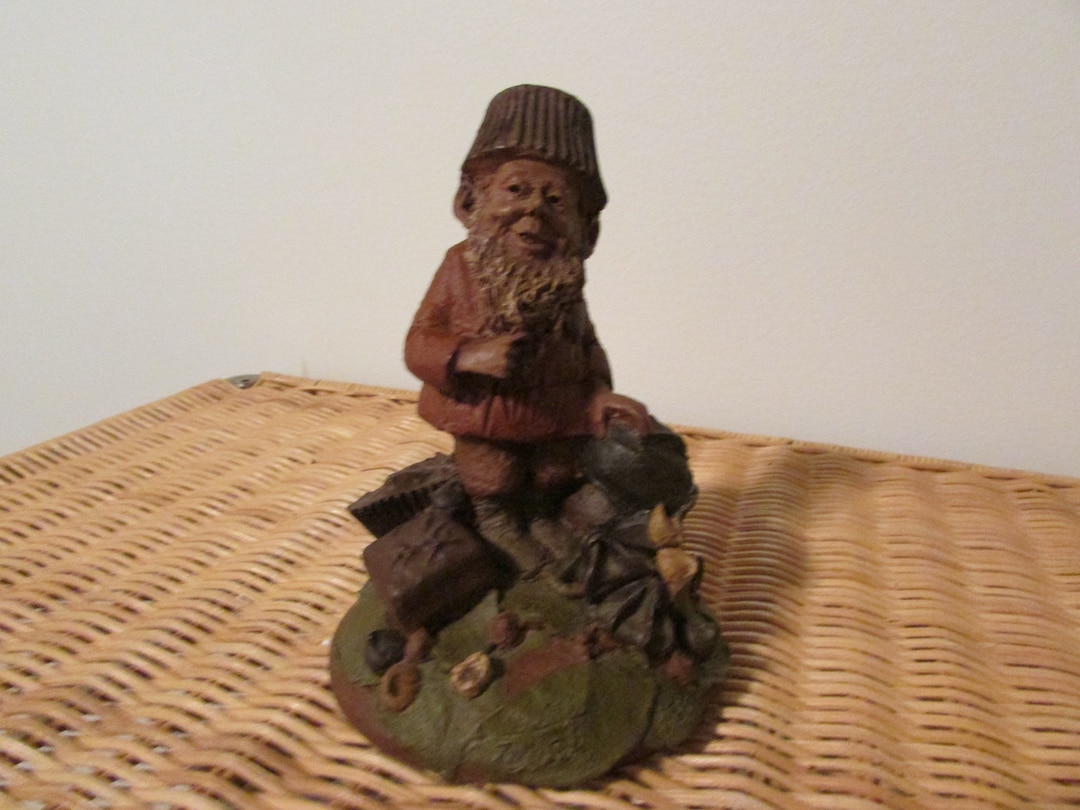 Tom Clark Figurine Gnome Signed Sculpture Cairn Coin Dwarf Chip 1985 ...