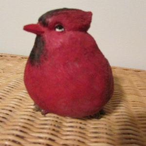 Life Size Fat Cardinal Bird. Life Size Red Dird Patio Decor - Etsy