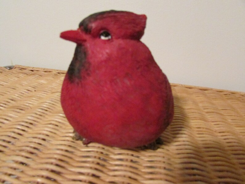 Life Size Fat Cardinal Bird. Life Size Red Dird Patio Decor - Etsy
