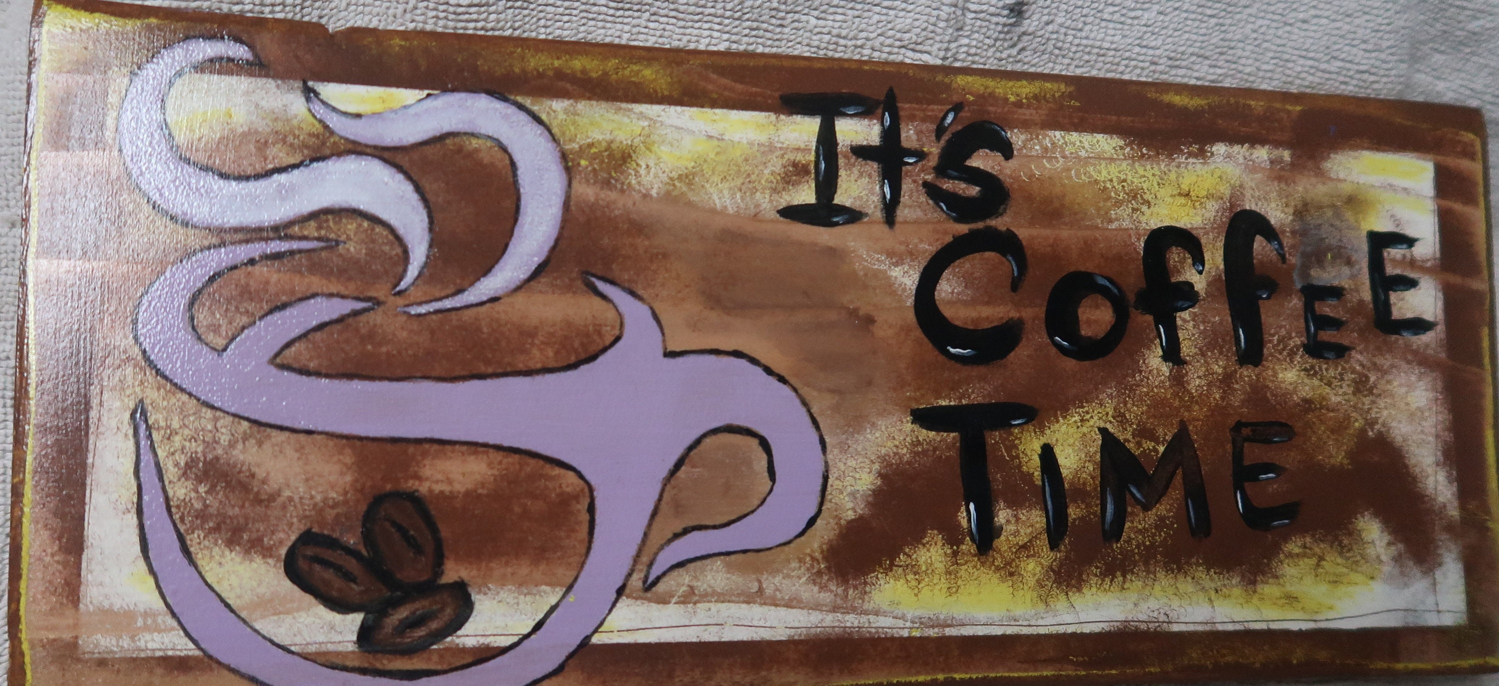 Its Coffee Time Sign - Etsy