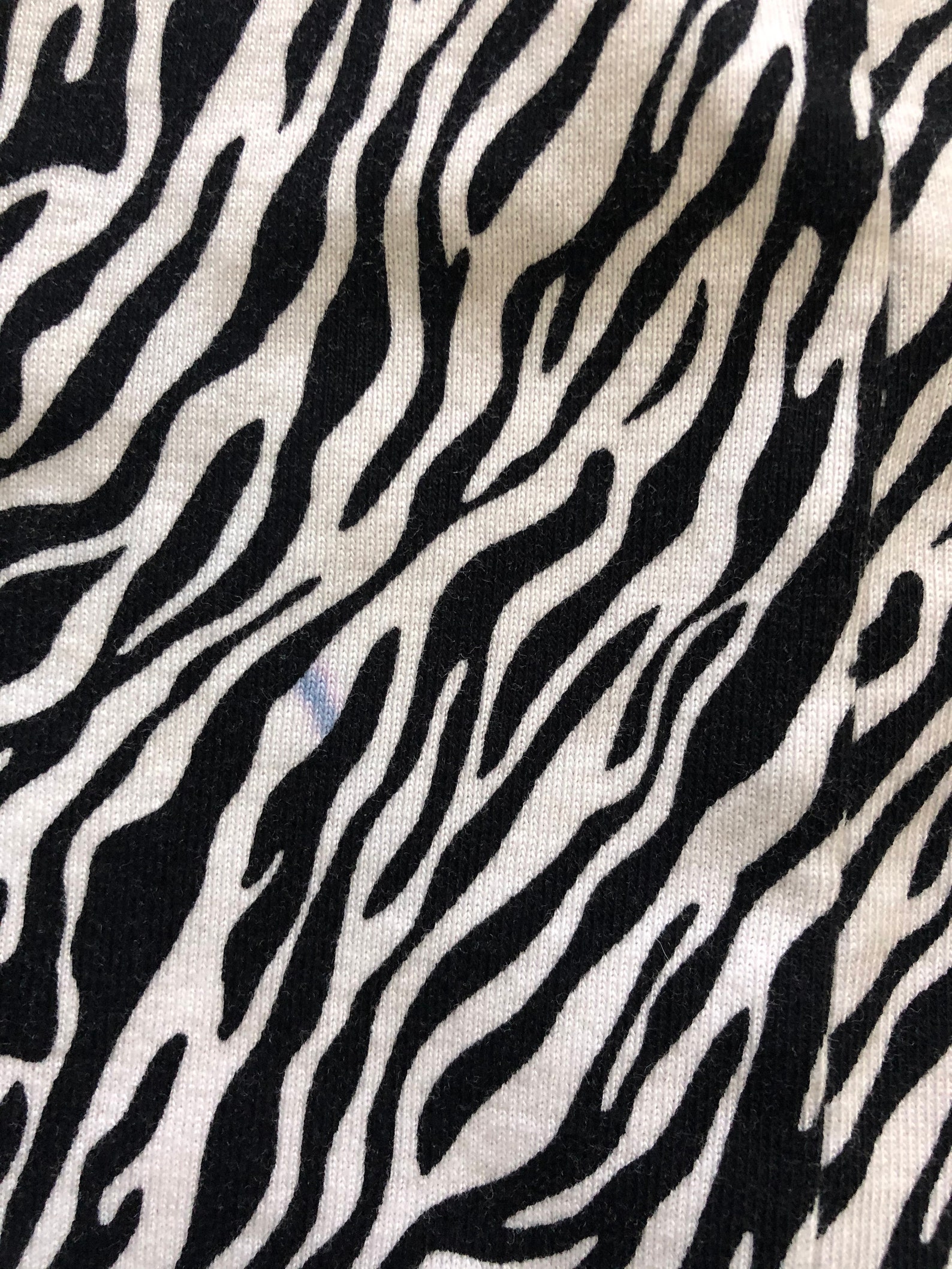 2000's Zebra Print Zip up Sweater Light Weight | Etsy
