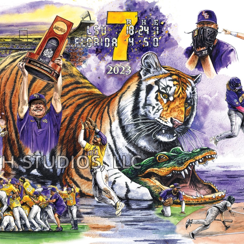 Lsu Svg - Etsy