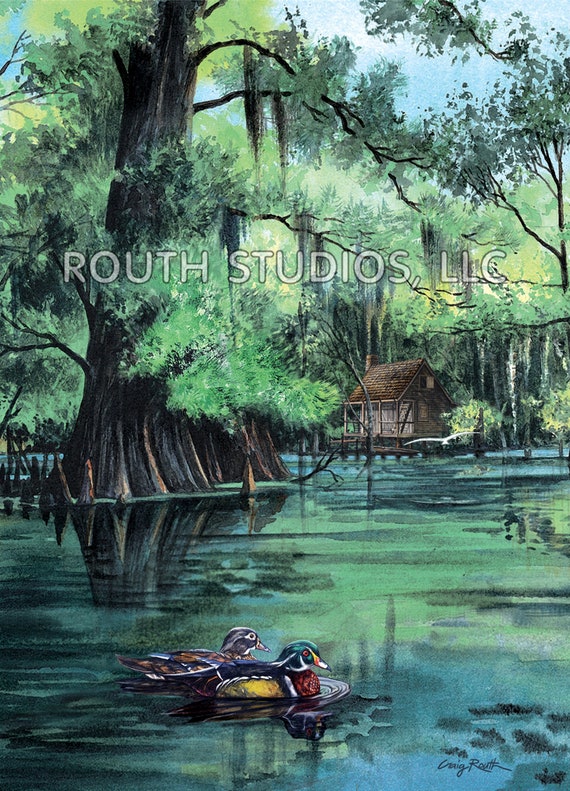 Alligator Swamp Art