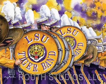 Lsu Football Print | Etsy