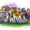 LSU Art Print, Vintage LSU sailor Mike the Tiger From the Collegiate ...