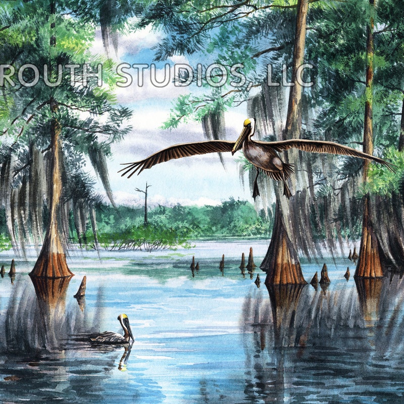 Swamp Scene - Etsy