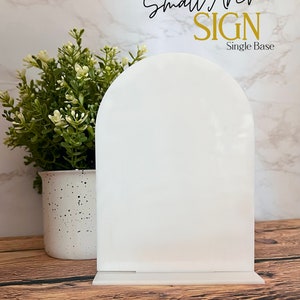 Blank Acrylic Sign, DIY Wedding Signs, Blank Arch Signs for DIY, Bases ...