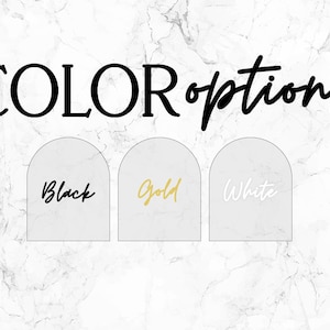 Frosted Arch Acrylic Duo Sign, Cards and Gifts Sign, Guestbook Sign ...