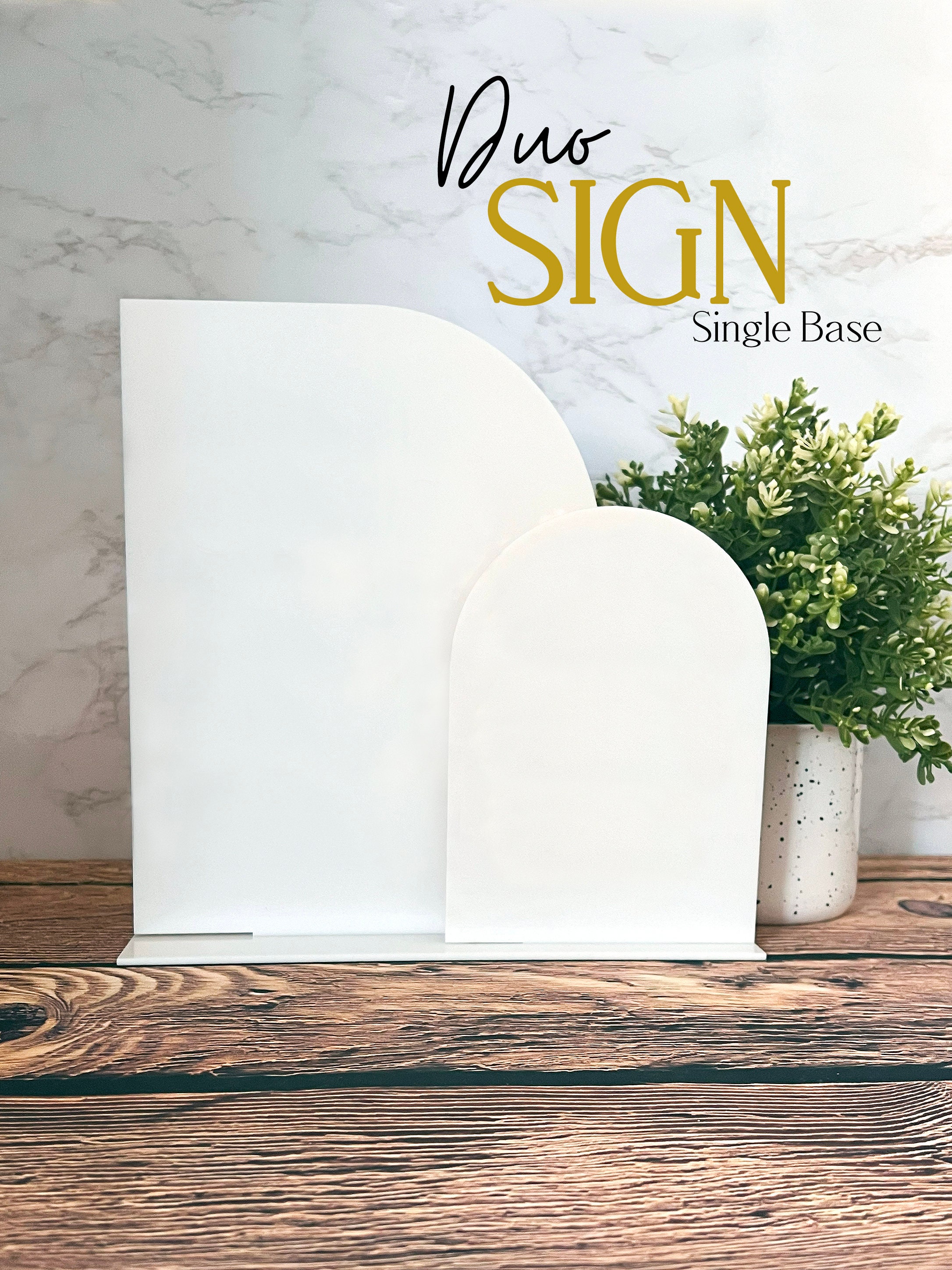 Blank Acrylic Arch Sign With Base | DIY Wedding Sign | DIY Signs | DIY ...