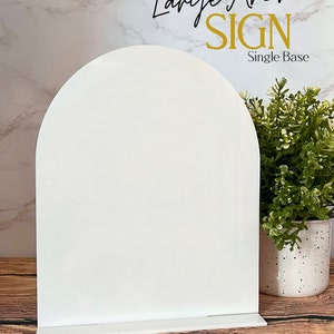 Blank Acrylic Sign, DIY Wedding Signs, Blank Arch Signs for DIY, Bases ...