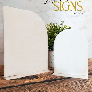 Blank Acrylic Sign, DIY Wedding Signs, Blank Arch Signs for DIY, Bases ...