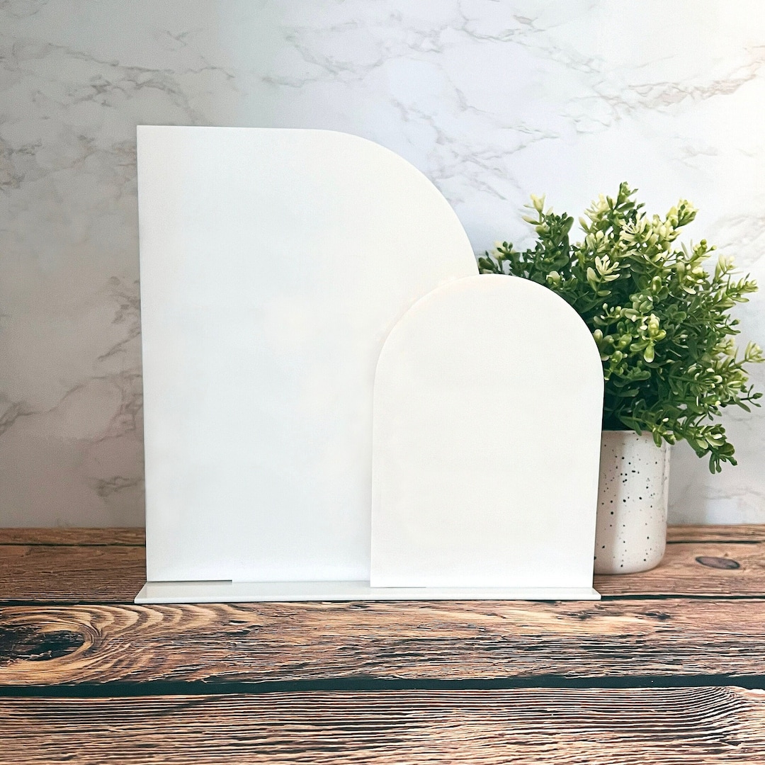 Blank Acrylic Sign, DIY Wedding Signs, Blank Arch Signs for DIY, Bases ...