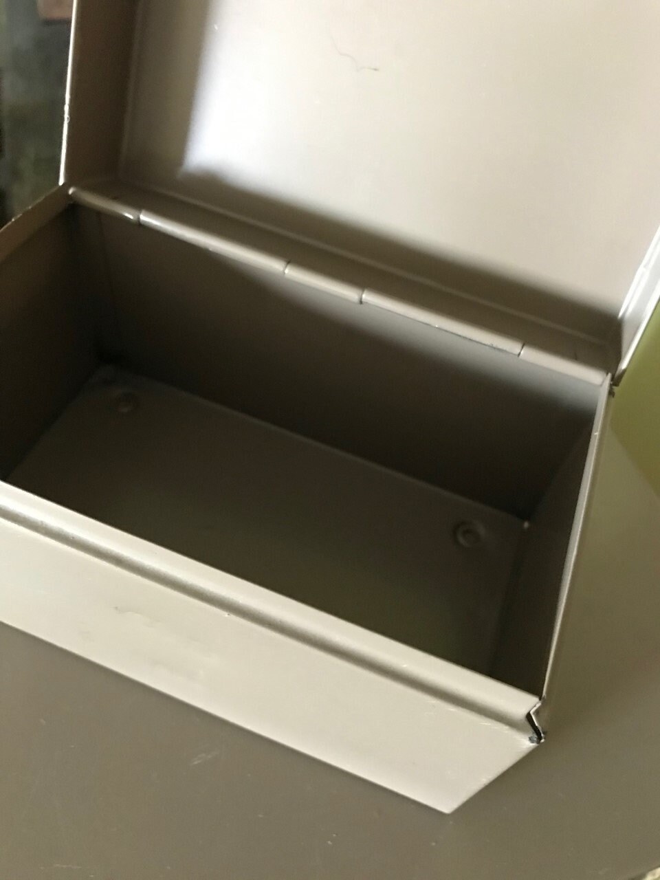 Vintage Metal File Boxes . Index Card Files . Set of Three . - Etsy