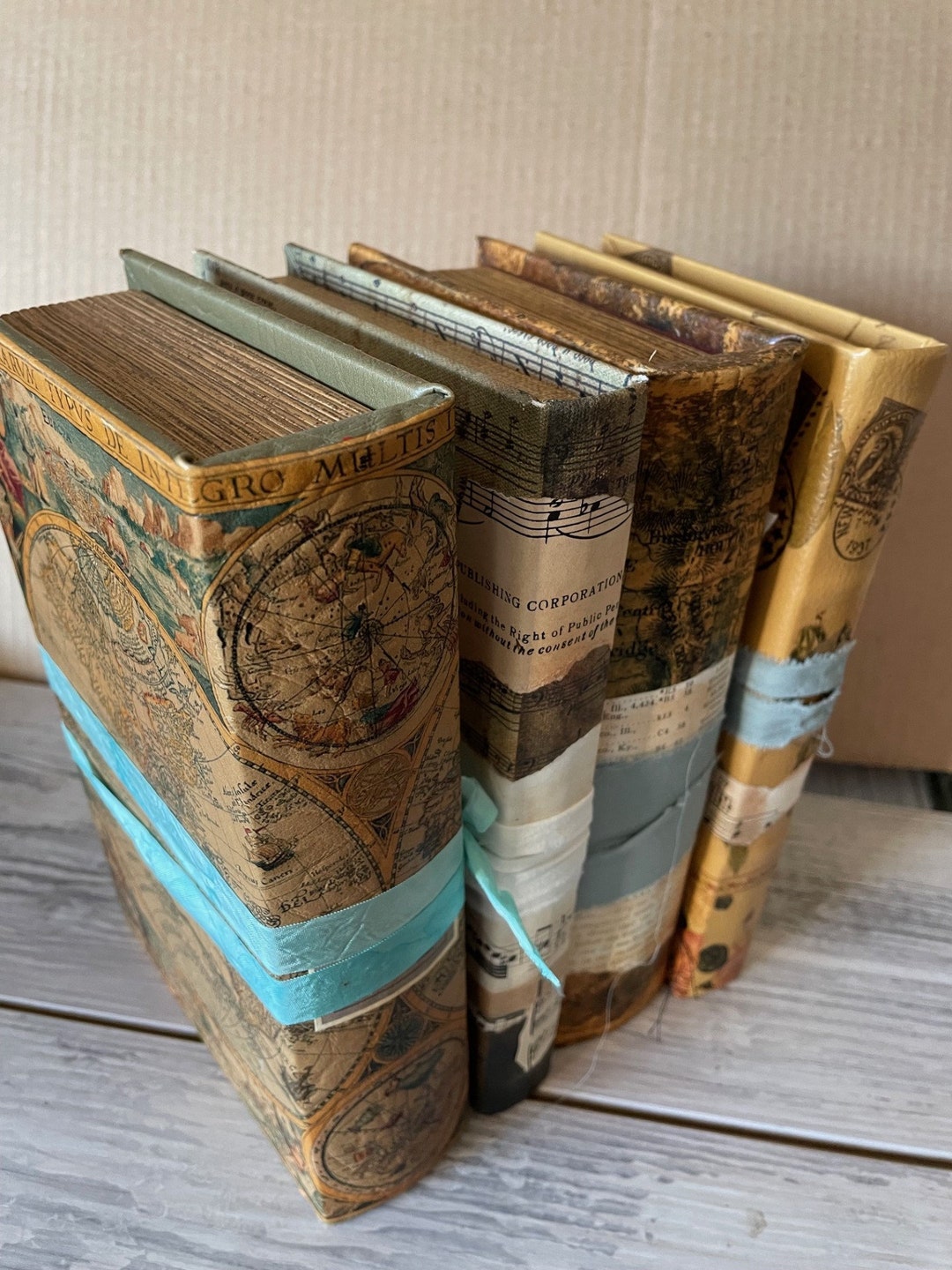 Keepsake Book Box . Memento/curio Box . Photo Storage . Travel Memory ...