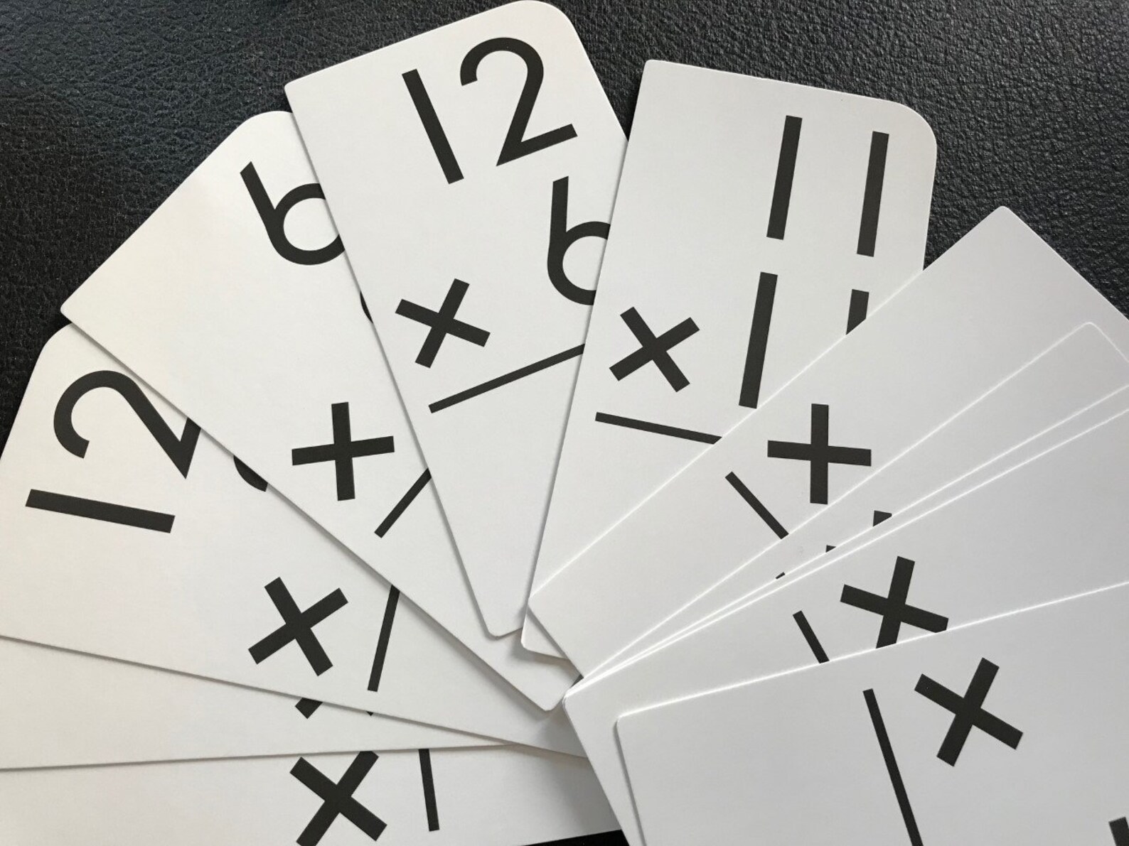 Vintage Flash Cards . Flashcards . Multiplication Cards . - Etsy