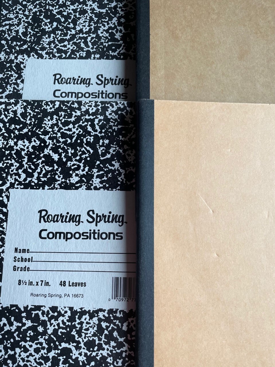 Vintage Composition Books . Set of FOUR Vintage School Books . | Etsy