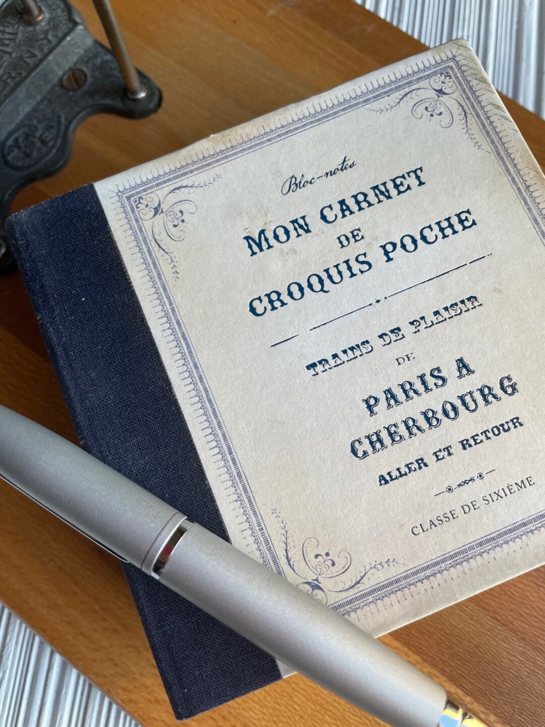 French Vintage Style Memo Notebook . 350 Sheets of Lovely Kraft Paper ...