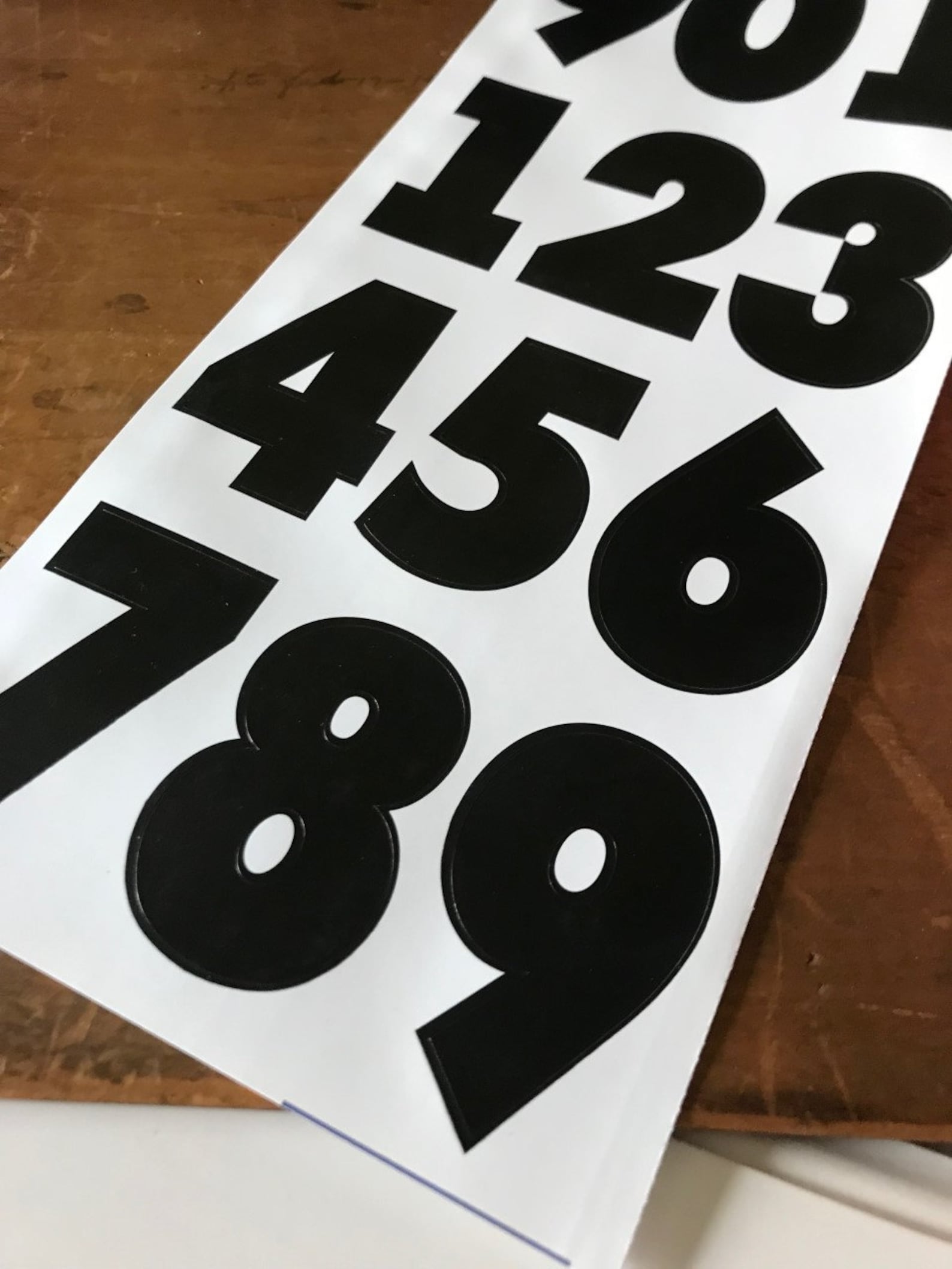 Letter and Number Craft Sticker Sets . Choice of Either Letter or ...