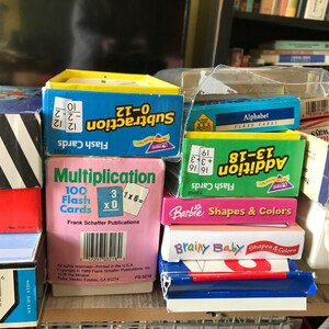 Assorted Set of 32 Flash Cards/playing Cards/game Cards/vocabulary ...