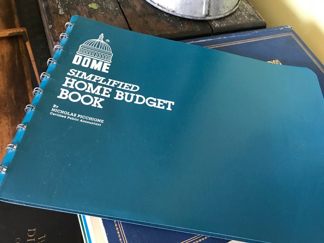 Vintage Home Budget Book by Dome . 1992 . Home Finances/expenses ...