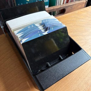 Vintage Rolodex . Flip-top Card File . 1990's . Model No. VIP 35C ...
