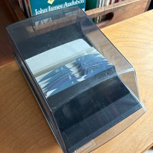 Vintage Rolodex . Flip-top Card File . 1990's . Model No. VIP 35C ...