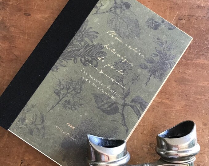 Botanical Styling Notebook . Vintage French Inspired . Kraft Paper With ...