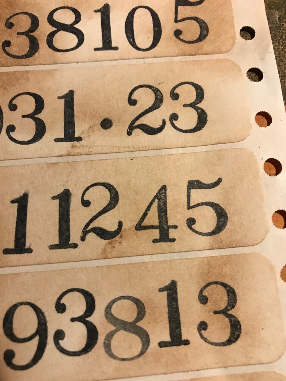 Number Labels . Vintage Avery Labels . Ephemera . Journal - Etsy