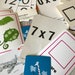 Assorted Set of 32 Flash Cards/playing Cards/game Cards/vocabulary ...