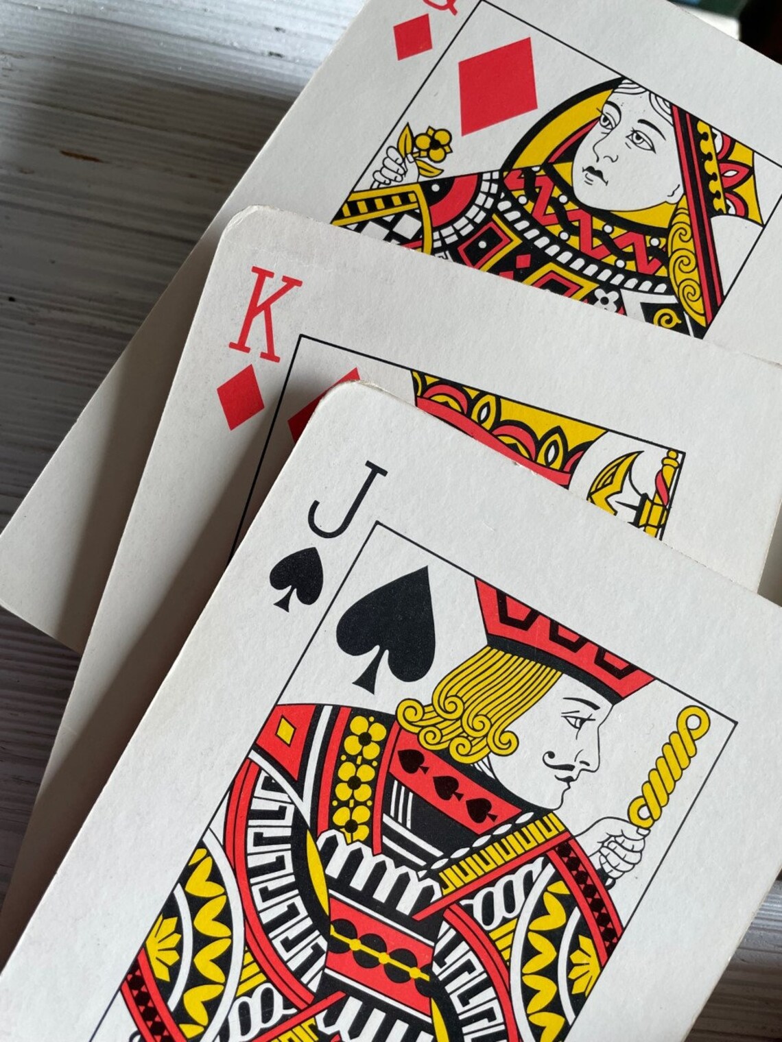Vintage Jumbo Sized Playing Cards . California Souvenir Design - Etsy