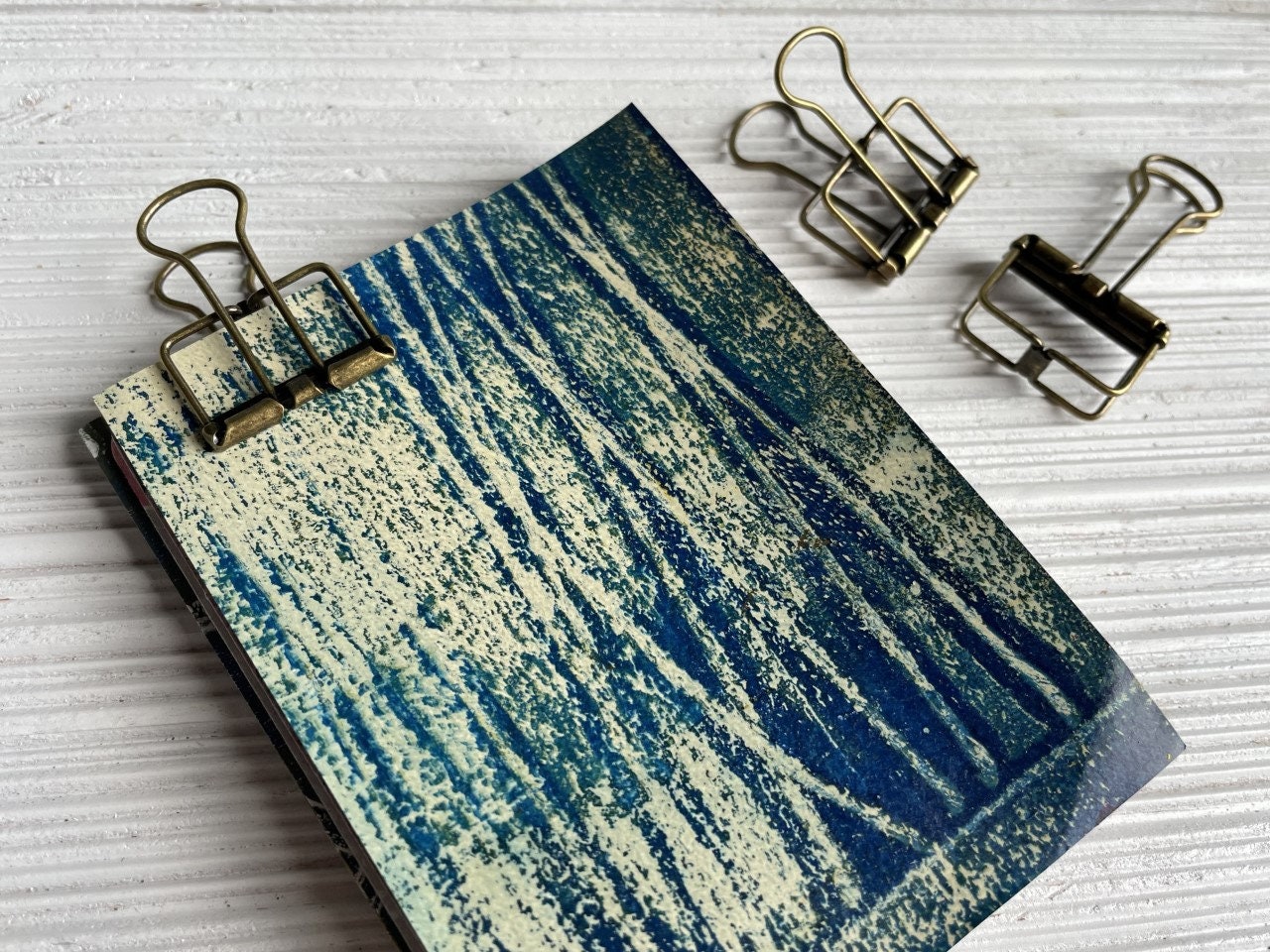 Planner/binder Clips . Bronze Metal Journal . Set of TWO . - Etsy