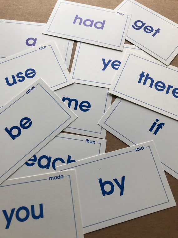 Vintage Vocabulary Cards . Word Cards . Flash Cards . | Etsy