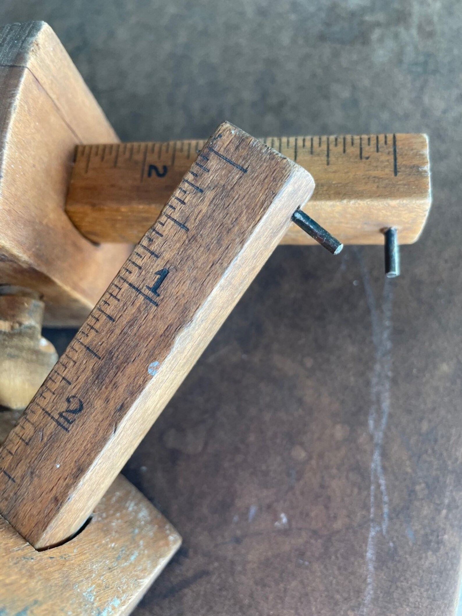 Vintage Mortise Gauges . Stanley #61 . Set of TWO Wood Scribes With ...