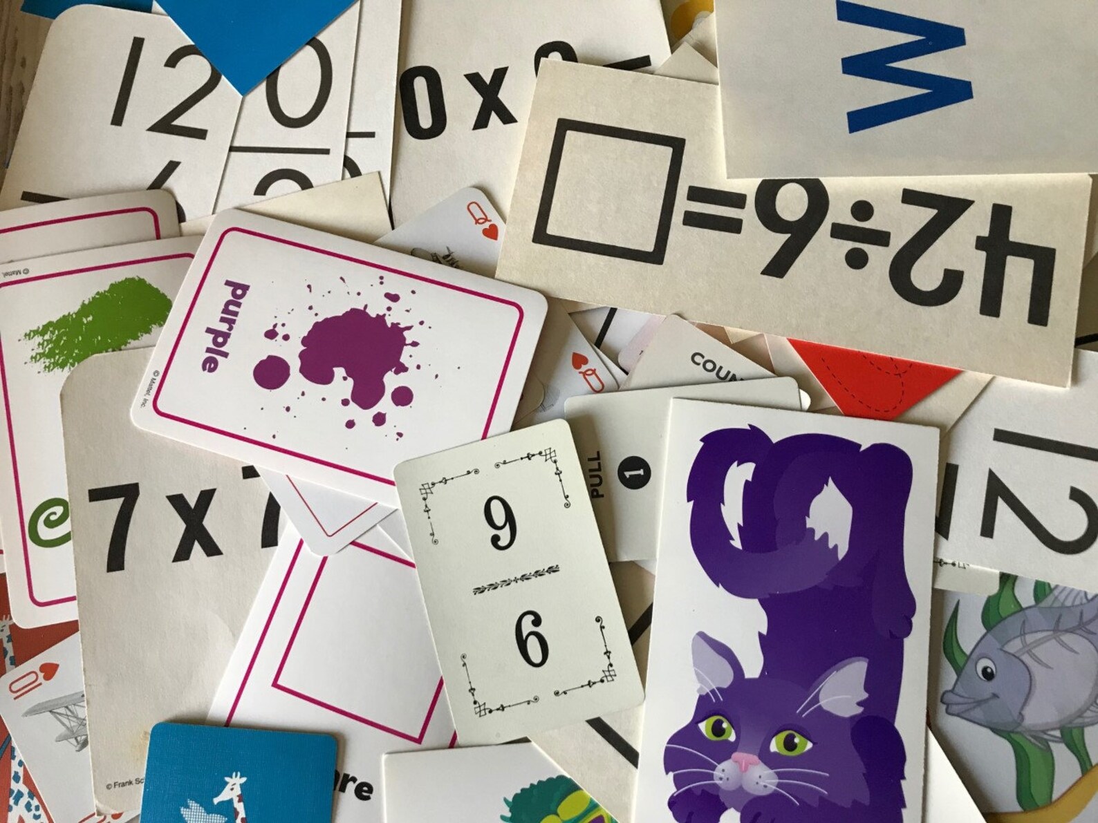 Assorted Set of 32 Flash Cards/playing Cards/game | Etsy