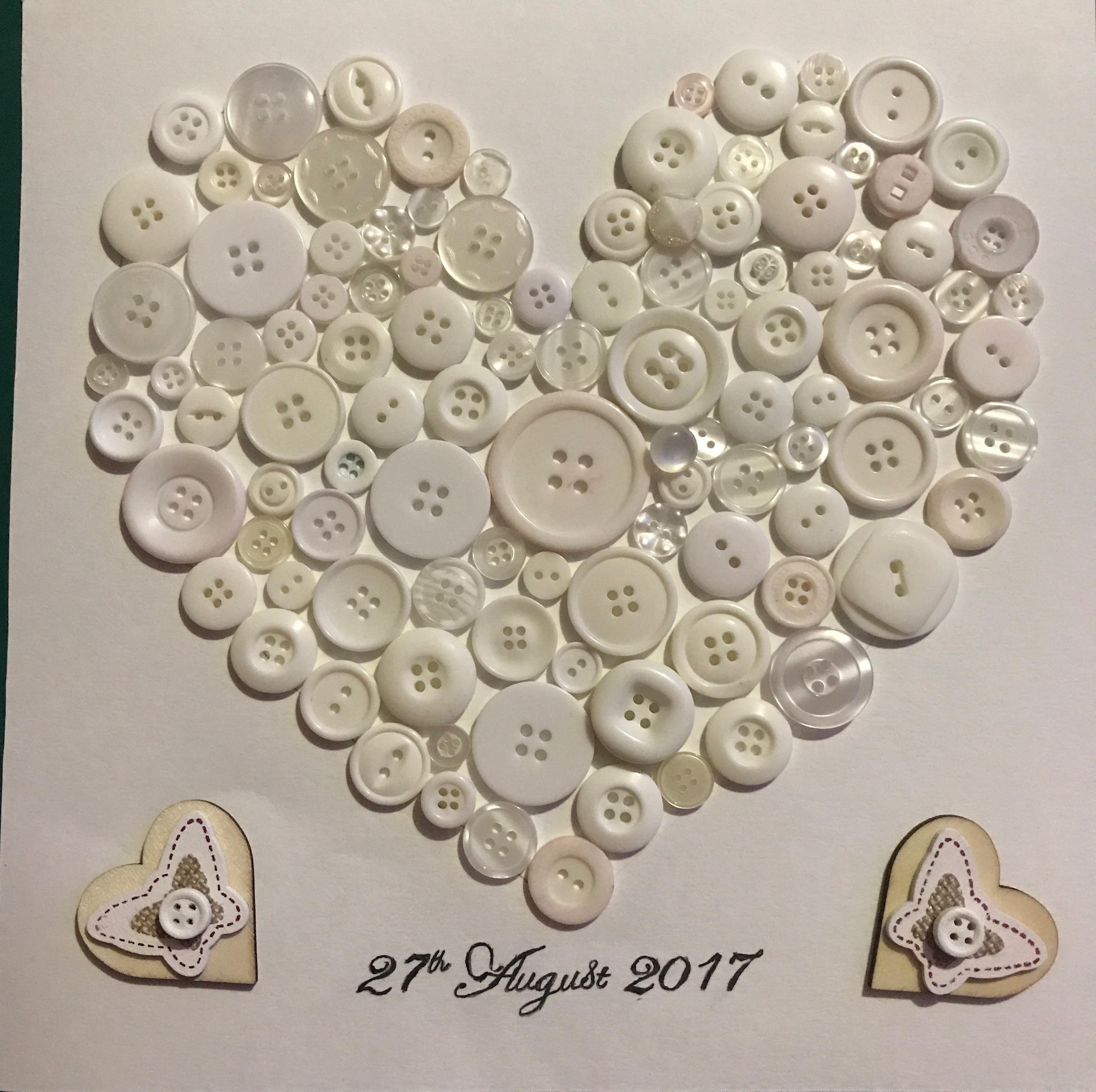 Button Art Hearts - Etsy