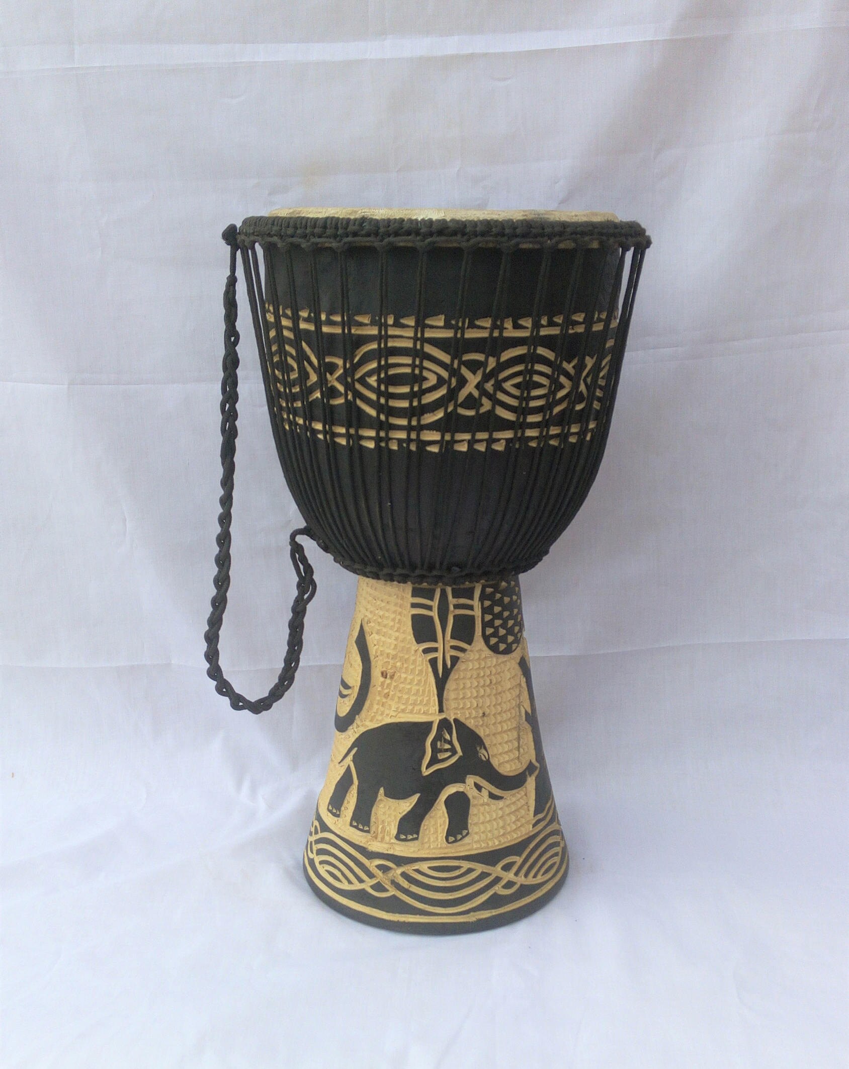 Djembe Drum, Njembe Drum, Music Instrument, Africa Djembe Drum, Kenya ...