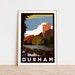 Durham // Art Print A3 & A4 | Unframed | Railway Print | Travel Poster ...