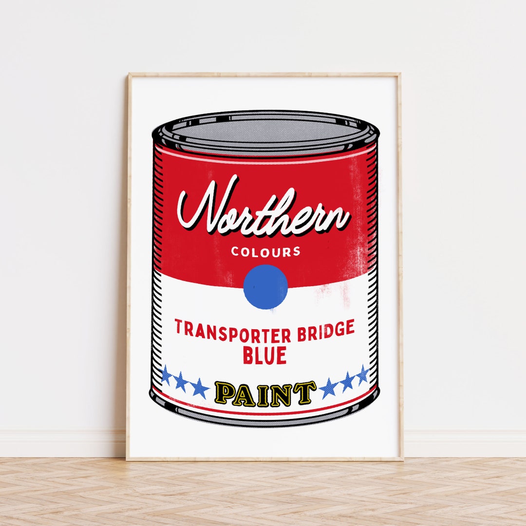 Transporter Brücke - Farb des Nordens // Art Print A3 & A4 | Andy ...