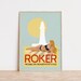 Roker | A3 | A4 | Unframed | Railway Travel Poster | Seaside ...