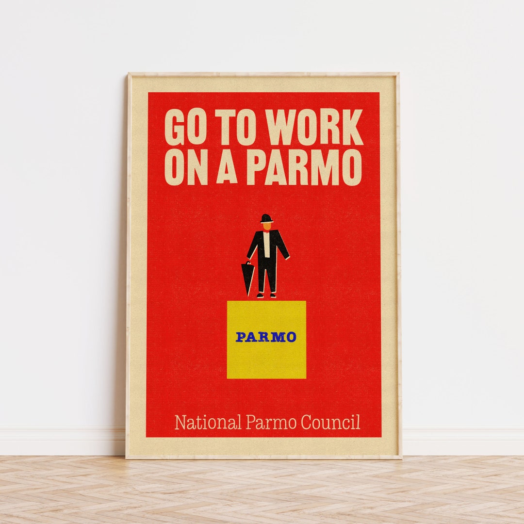 Go to Work on a Parmo // Boro | A3 | A4 | Poster | Limited Edition ...