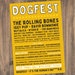 DOGFEST A3 A4 Unframed Dog Festival Poster Puppy Glastonbury Leeds ...