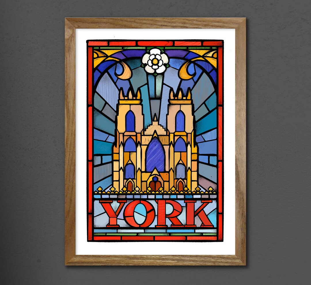 York // Art Print A3 & A4 | Railway Print | Travel Poster | Yorkshire ...
