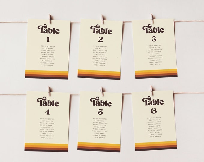 Table numbers ideas - Etsy