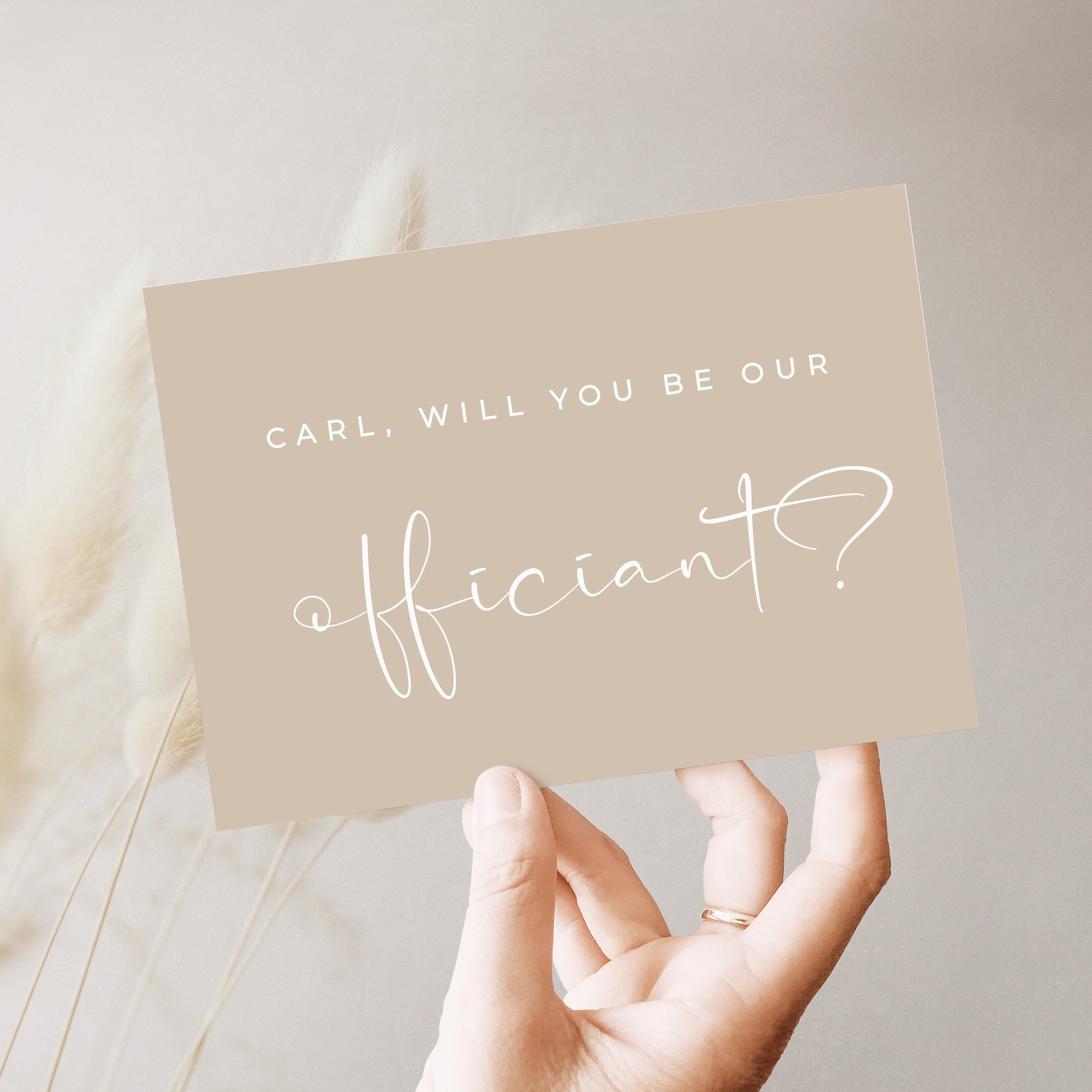 Officiant Proposal Editable Template, Wedding Officiant Proposal ...