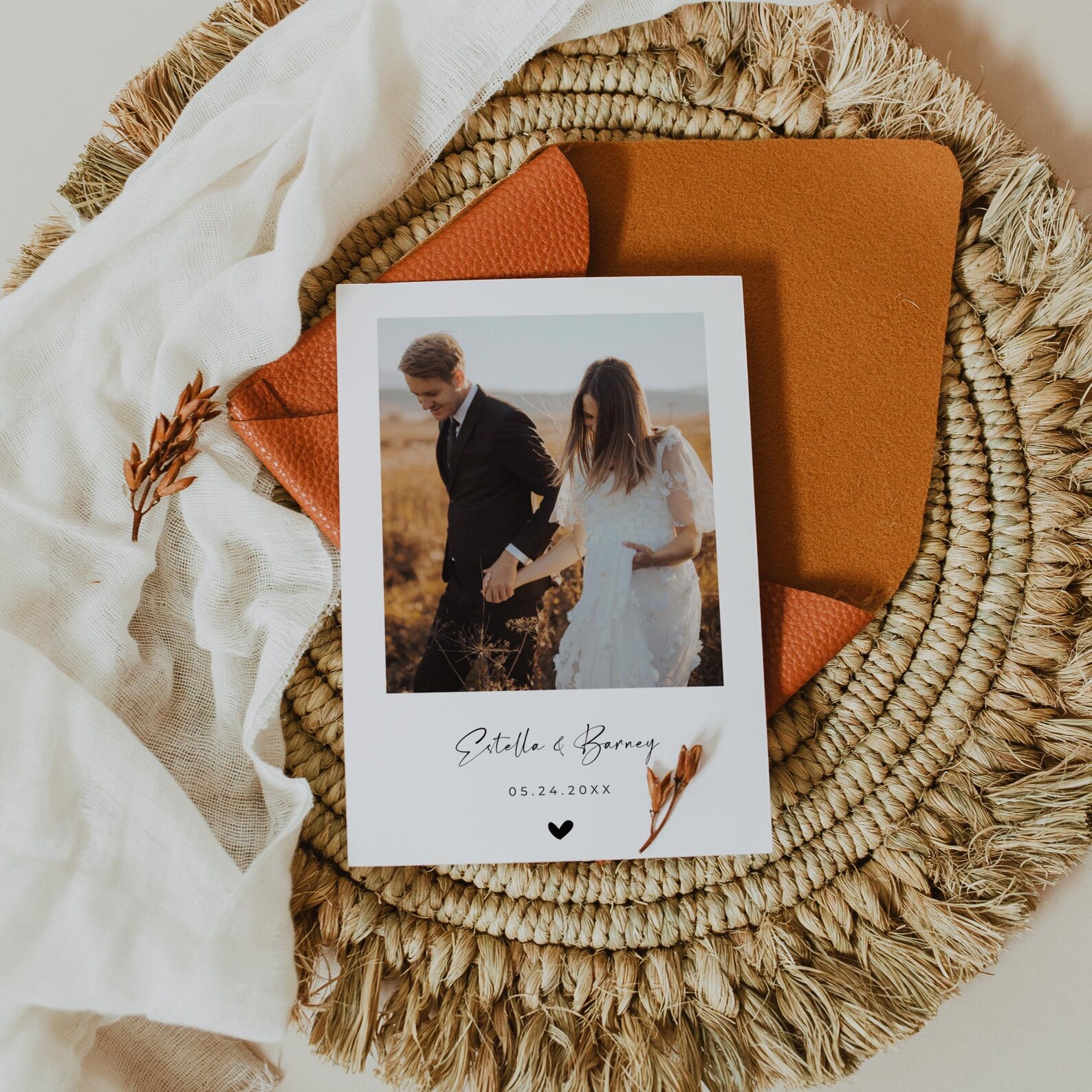 Elopement Reception Invitation, We Eloped, Modern Minimalist ...