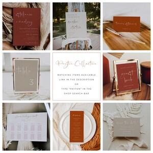 Unplugged Ceremony Sign, Burnt Orange Wedding No Cell Phones Sign, Rust ...