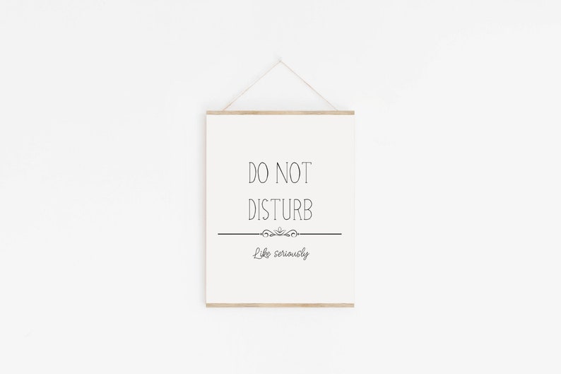 Do not disturb sign PRINTABLE wall art Bedroom wall decor | Etsy